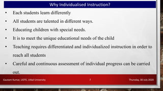 Individualized instruction in regular classroom | PPT