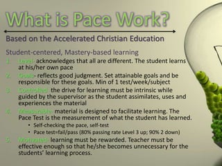 Individualized pace work | PPTX