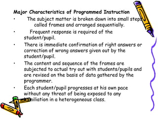 Individualizing Programmed Materials | PPT