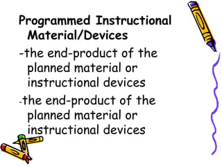 Individualizing Programmed Materials | PPT