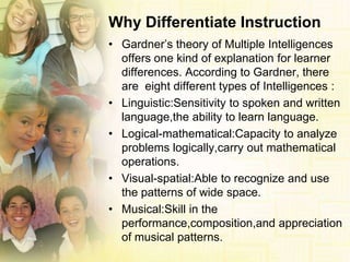 Individual Learner Difference | PPTX | Special Education | Education