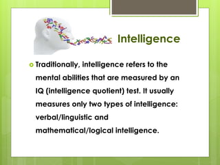 Individual learner differences | PPTX