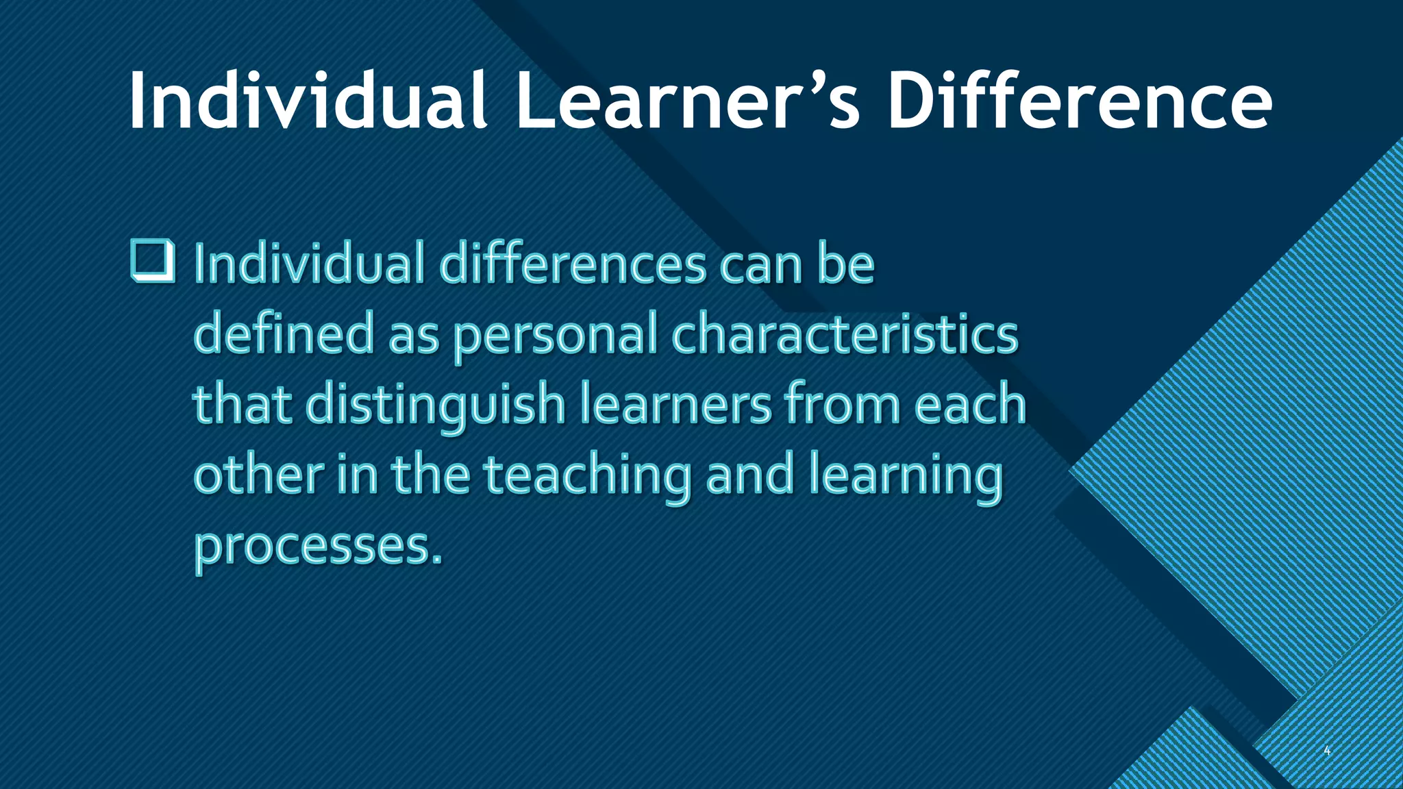 Individual Learner’s Differences.pptx