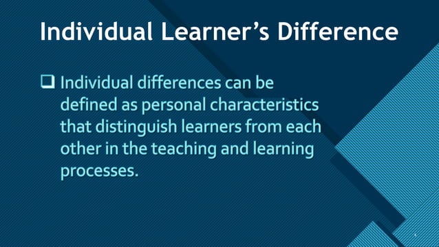 Individual Learner’s Differences.pptx