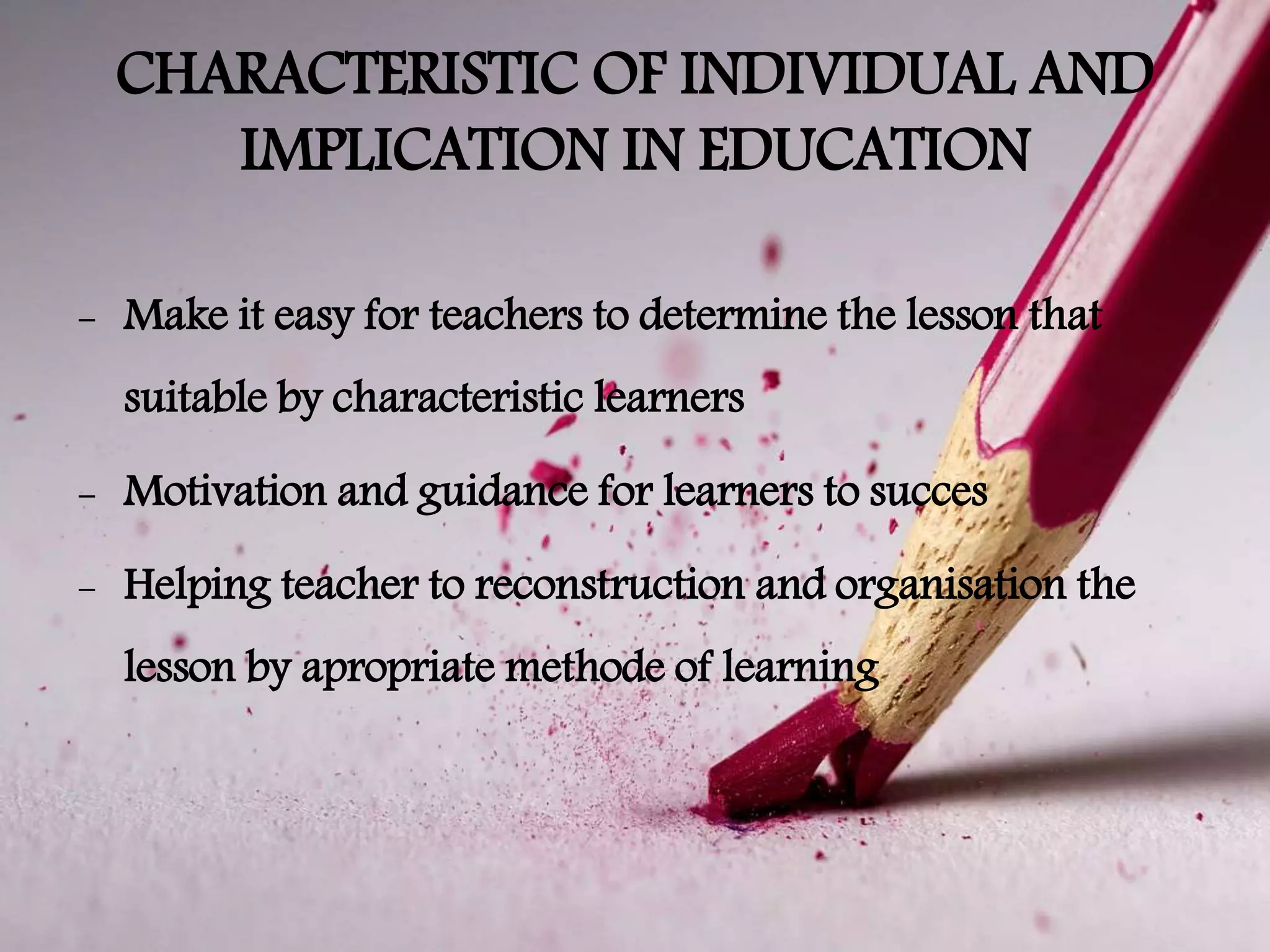 Individual learners variation | PPT