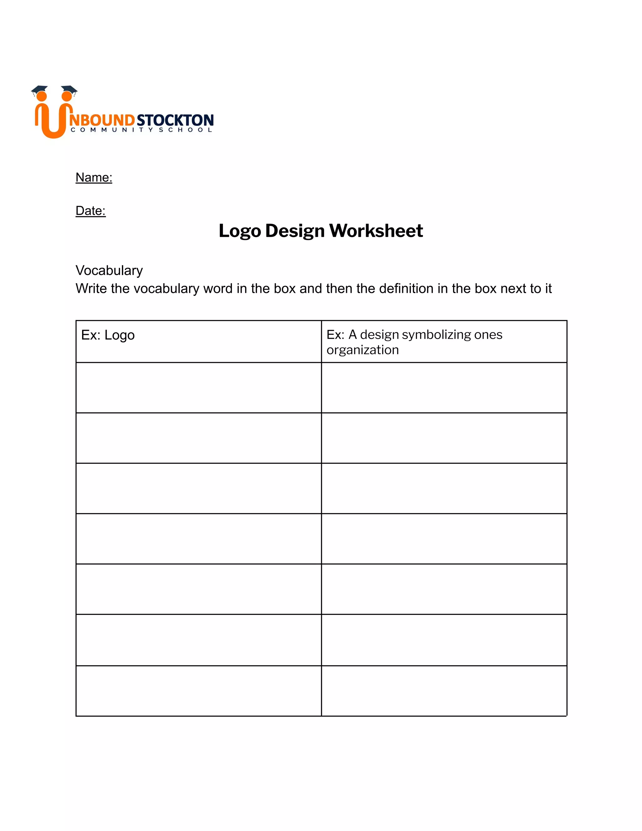 Individual LOGO Design Handout - The Well.pdf | Hobbies & Interests