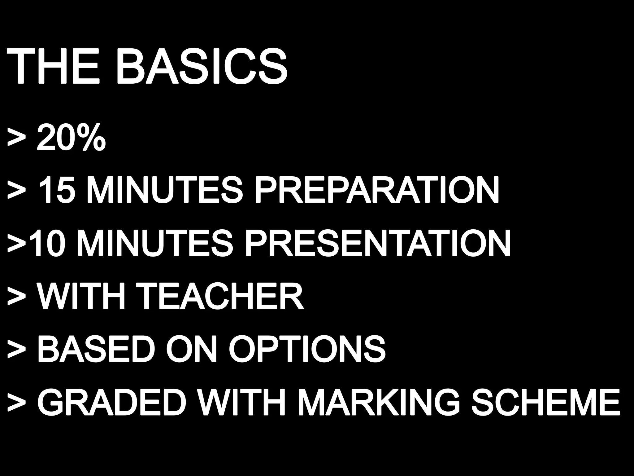IB ENGLISH B: INDIVIDUAL ORAL | PPTX