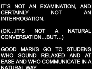 IB ENGLISH B: INDIVIDUAL ORAL | PPTX