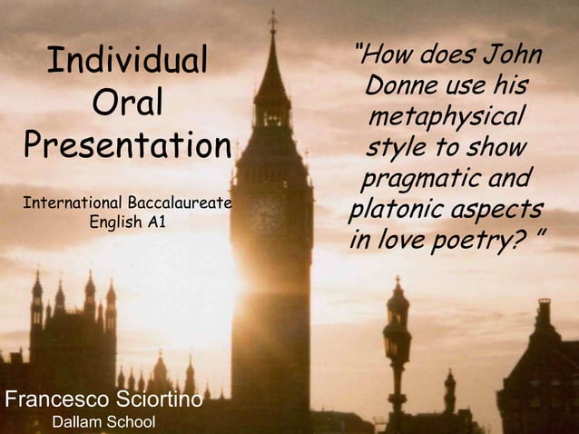 IOP - John Donne`s style | PPT