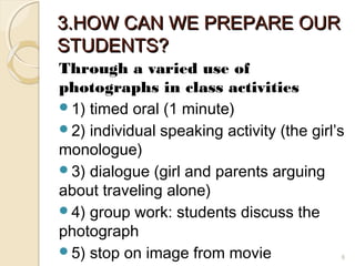 Individual oral presentation | PPT | Education