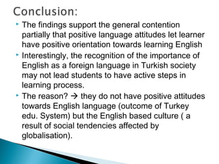 Language Attitude by Karahan F | PPT