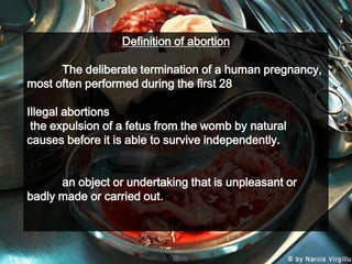 The Process Of Abortion | PPTX