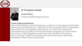 Individual profiles CASE experts | PPT