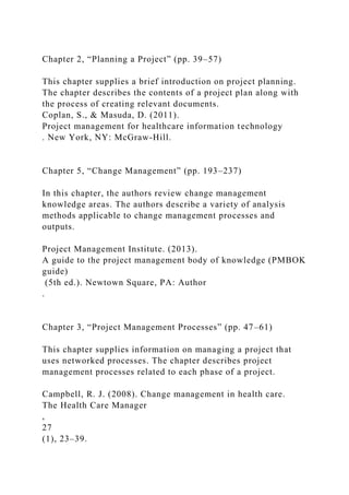 Individual Project Part 1 Managing ProjectsThe Individu.docx