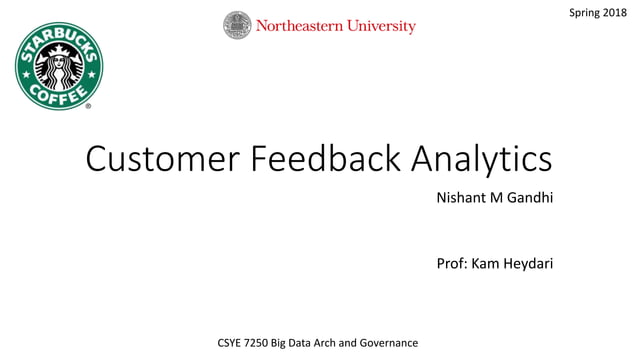 Customer Feedback Analytics for Starbucks | PPT