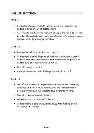 Leadership Program | Project Proposal | PDF