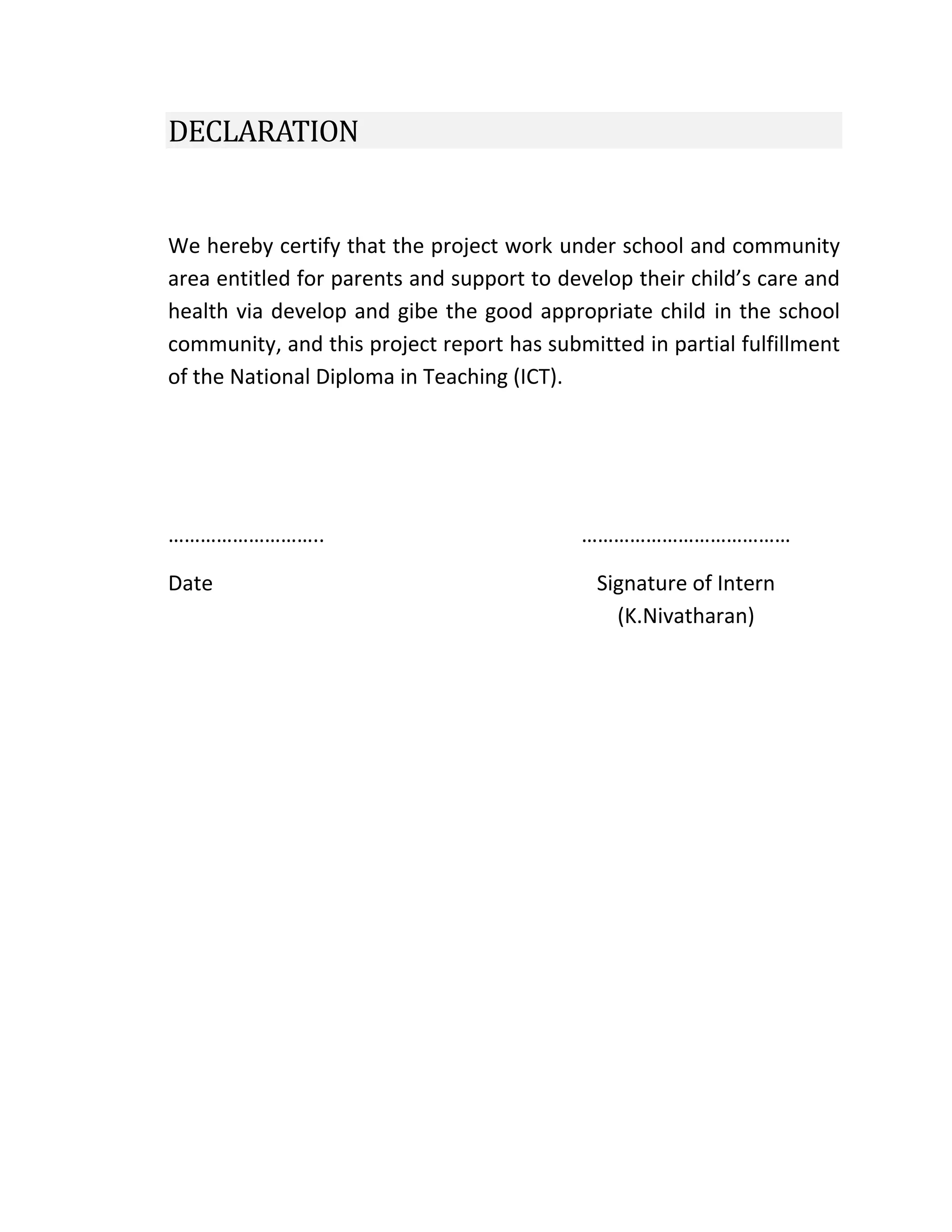 Health care workshop | Individual project report | PDF