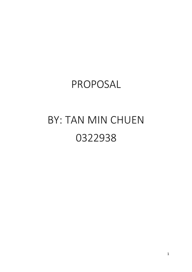 Individual proposal | PDF