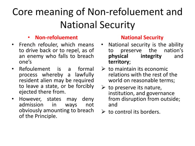 Individual protection vs national security | PPT