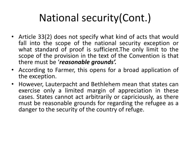 Individual protection vs national security | PPT