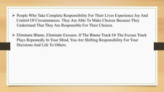 Individual responsibility | PPTX