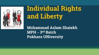 Individual Rights and Liberty | PDF