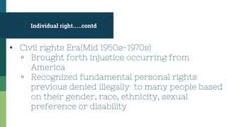 Individual Rights and Liberty | PDF