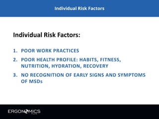 Individual Risk Factors and Control Methods | PPT
