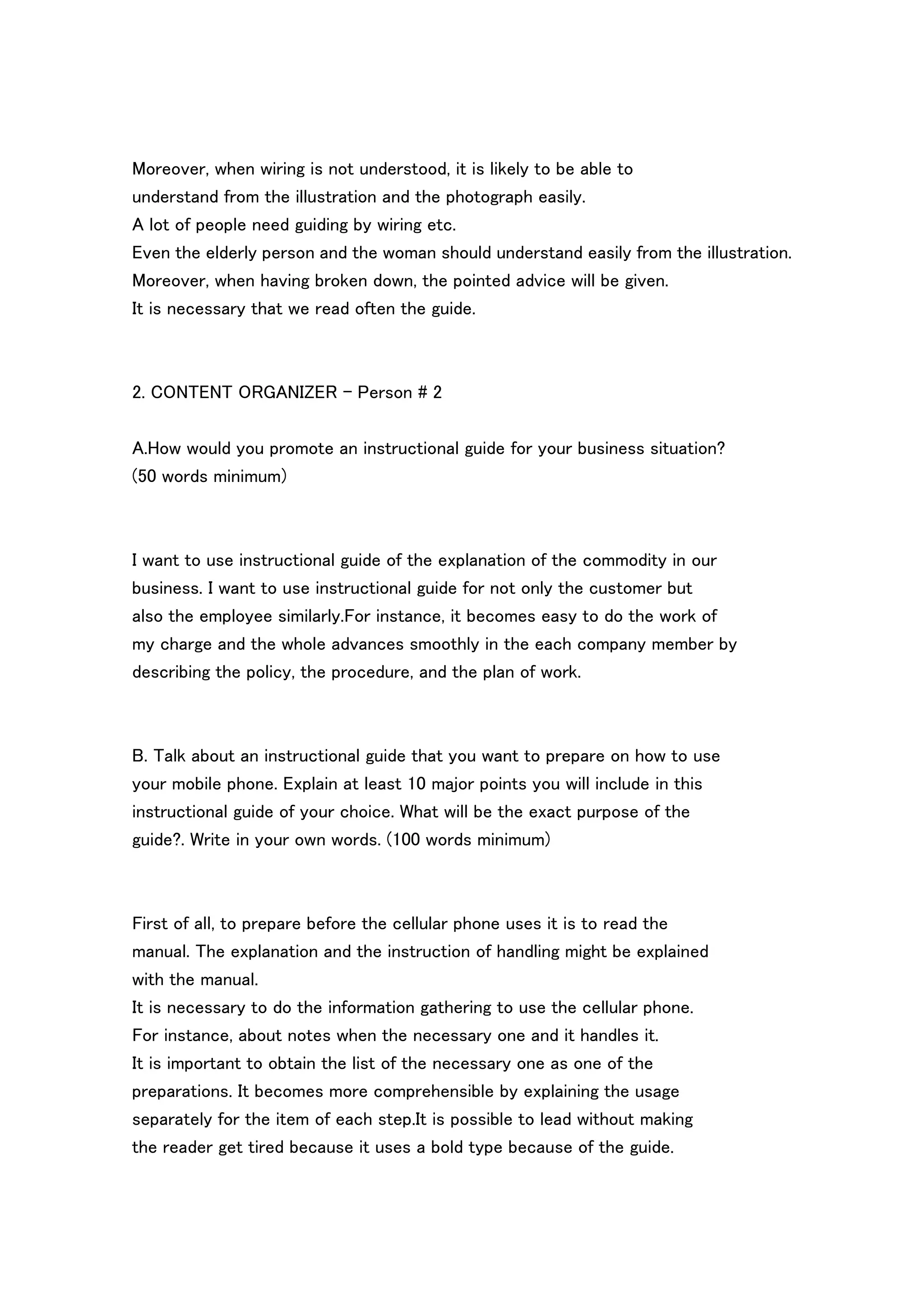Individual sections development exercise #5 | PDF