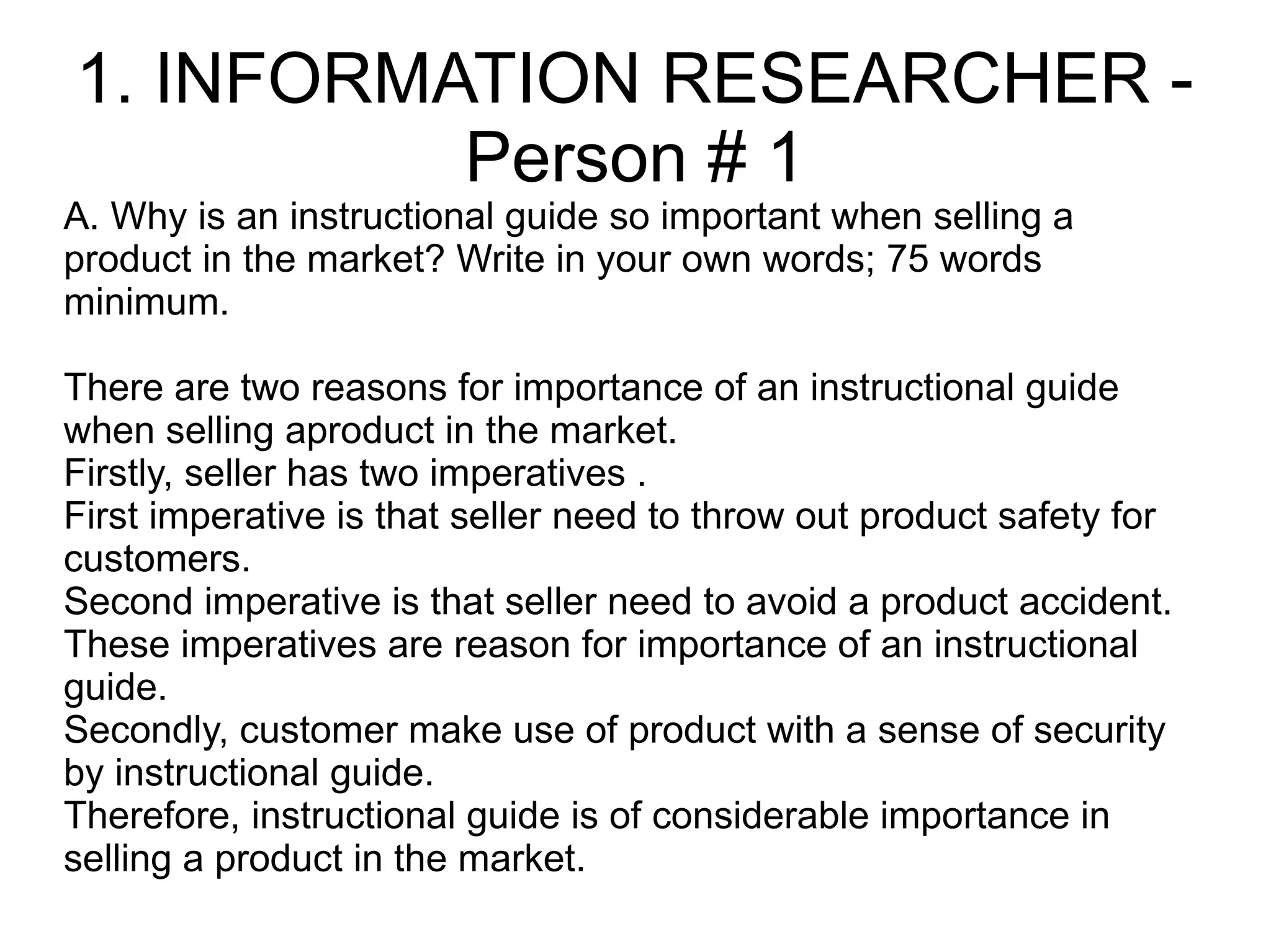 Individual sections development exercise # 5 | PDF