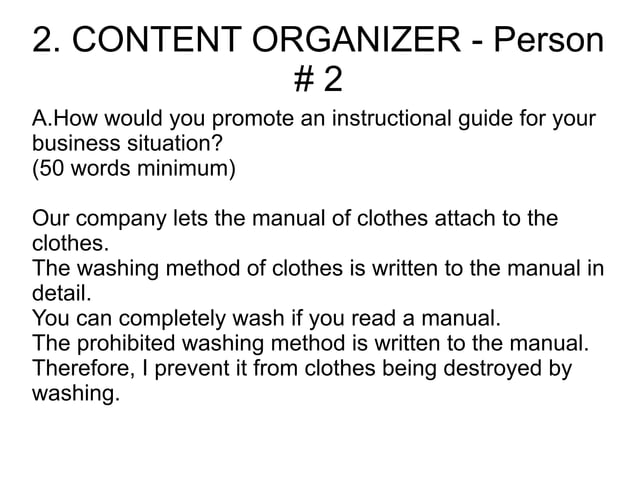 Individual sections development exercise # 5 | PDF