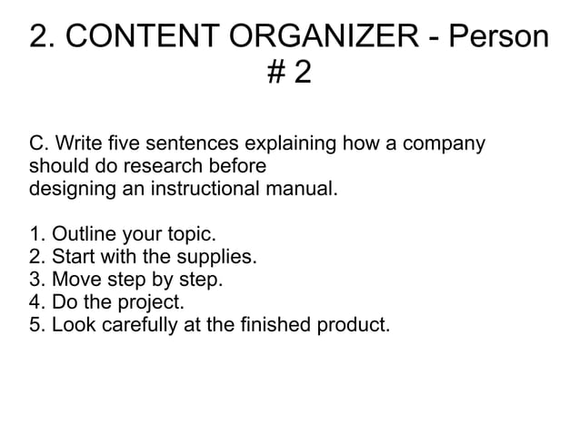Individual sections development exercise # 5 | PDF