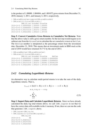 Individual security return | PDF