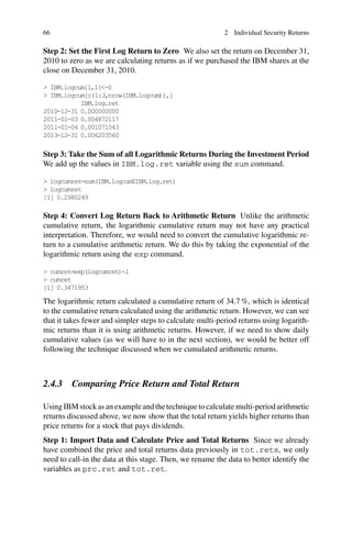 Individual security return | PDF