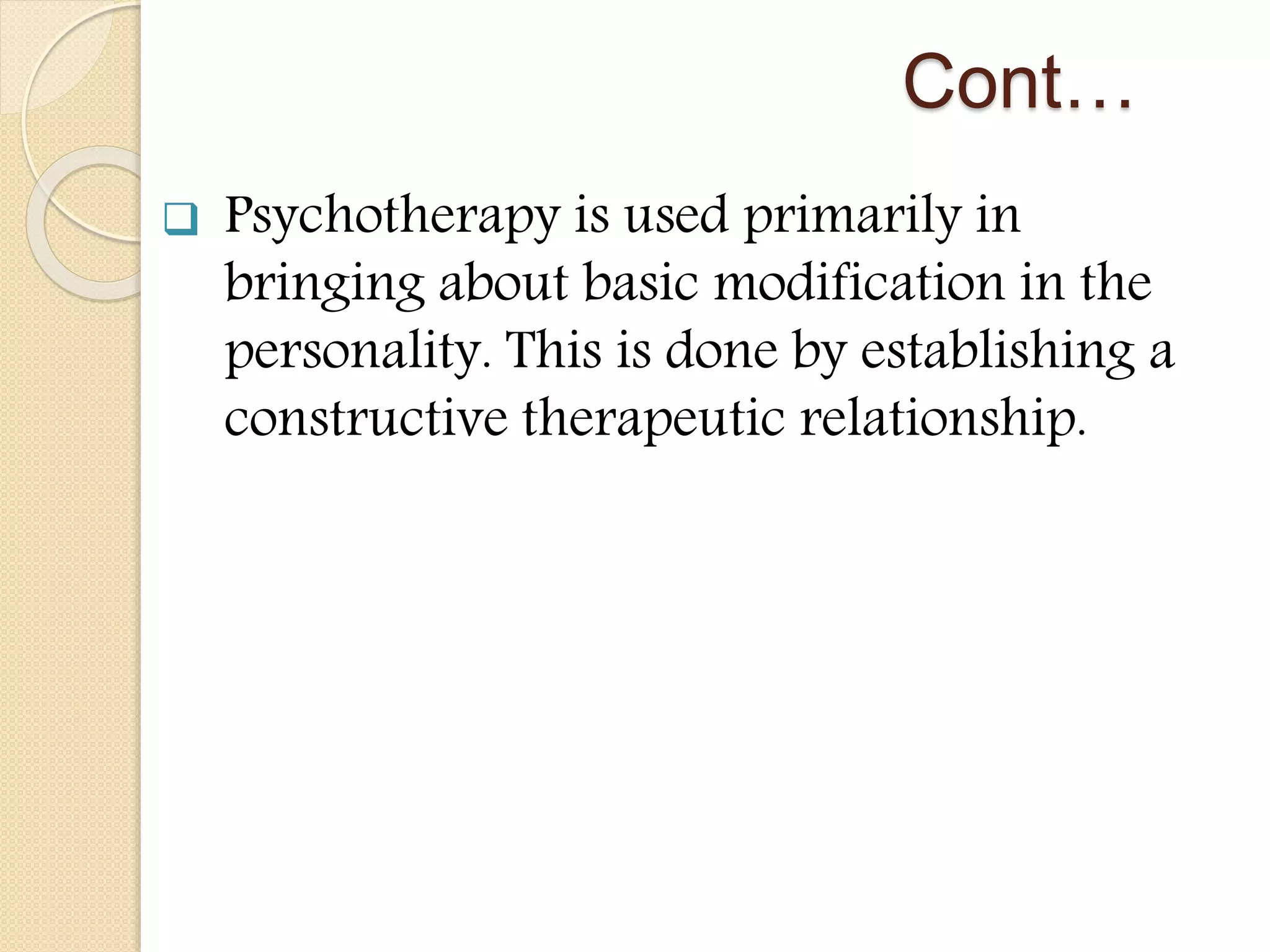 Individual therapy | PPTX