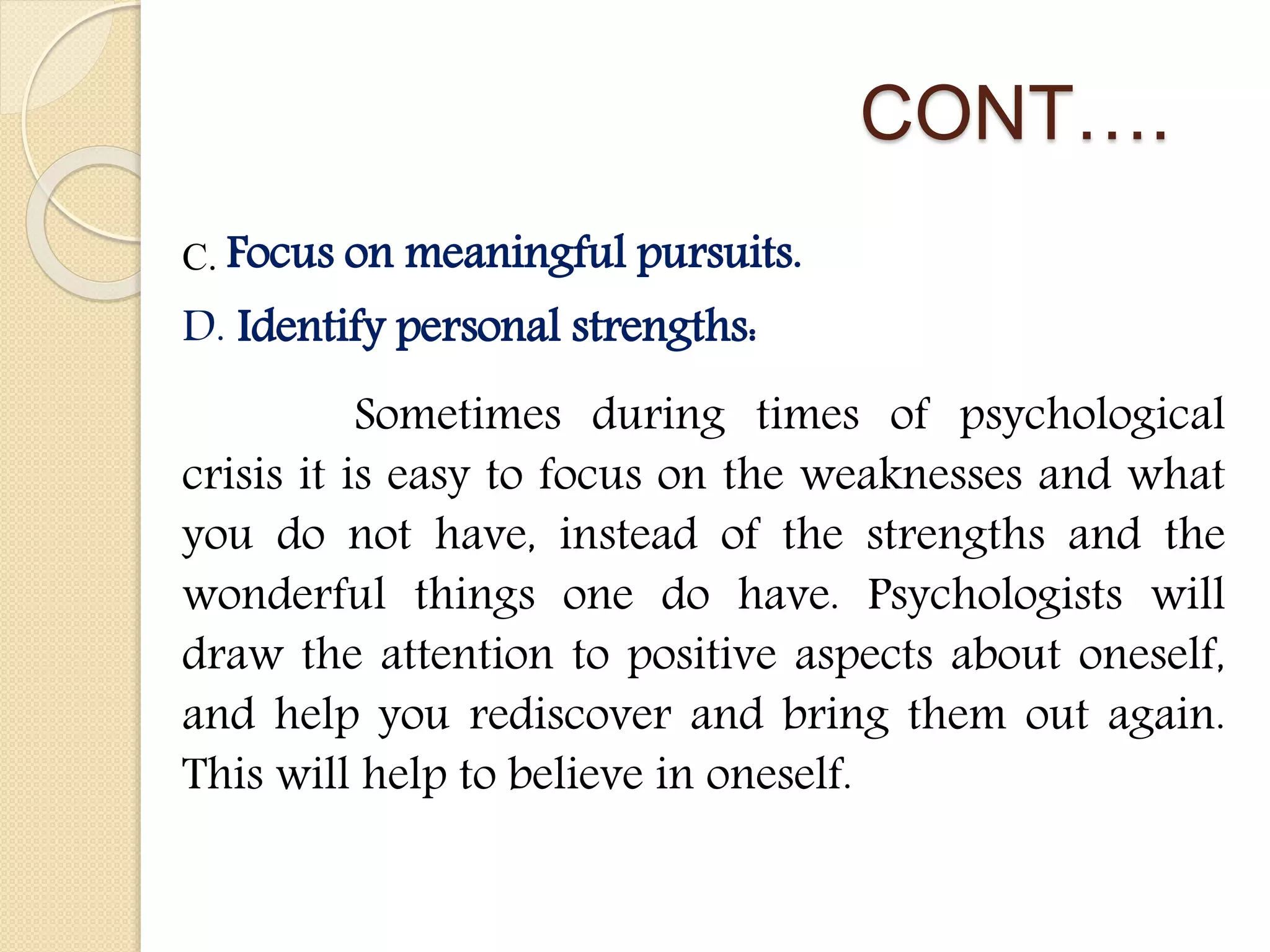 Individual therapy | PPTX