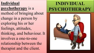 Individual therapy main | PPTX