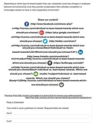 Individual vs team rewards | PDF
