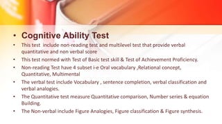 Individual vs group test | PPTX