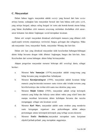 Individu, keluarga, dan masyarakat | DOCX