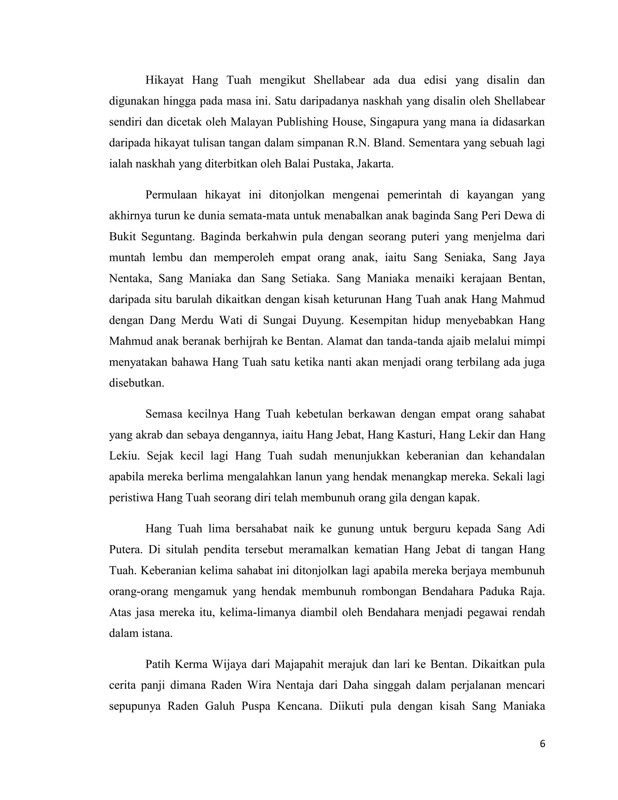 Individu (nilai ketaatan & penderhakaan hikayat hang tuah) | DOCX