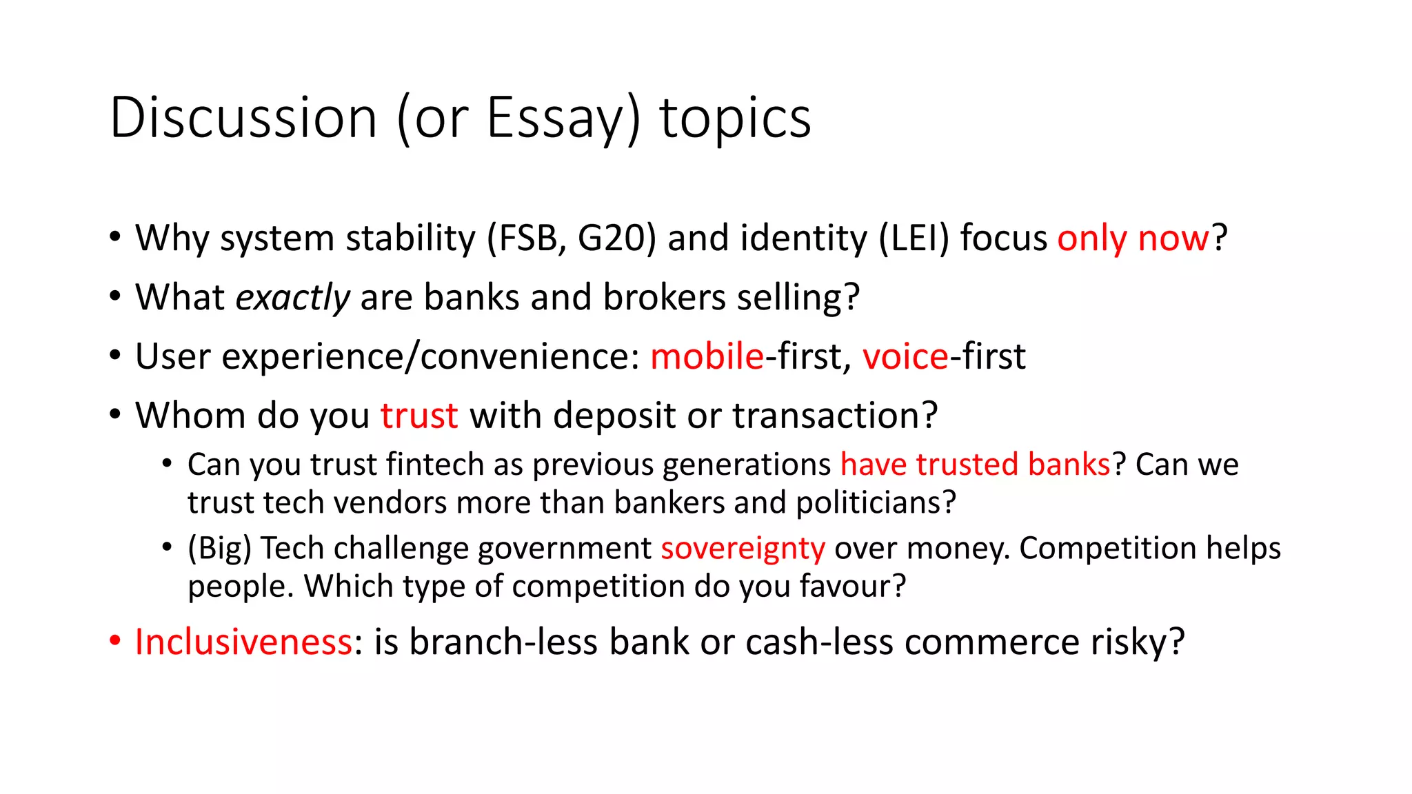 Introduction to Fintech Module 2 | PPT