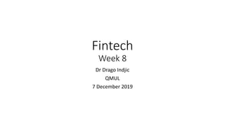 Fintech Module 8 - Data, Analytics and Strategy | PDF