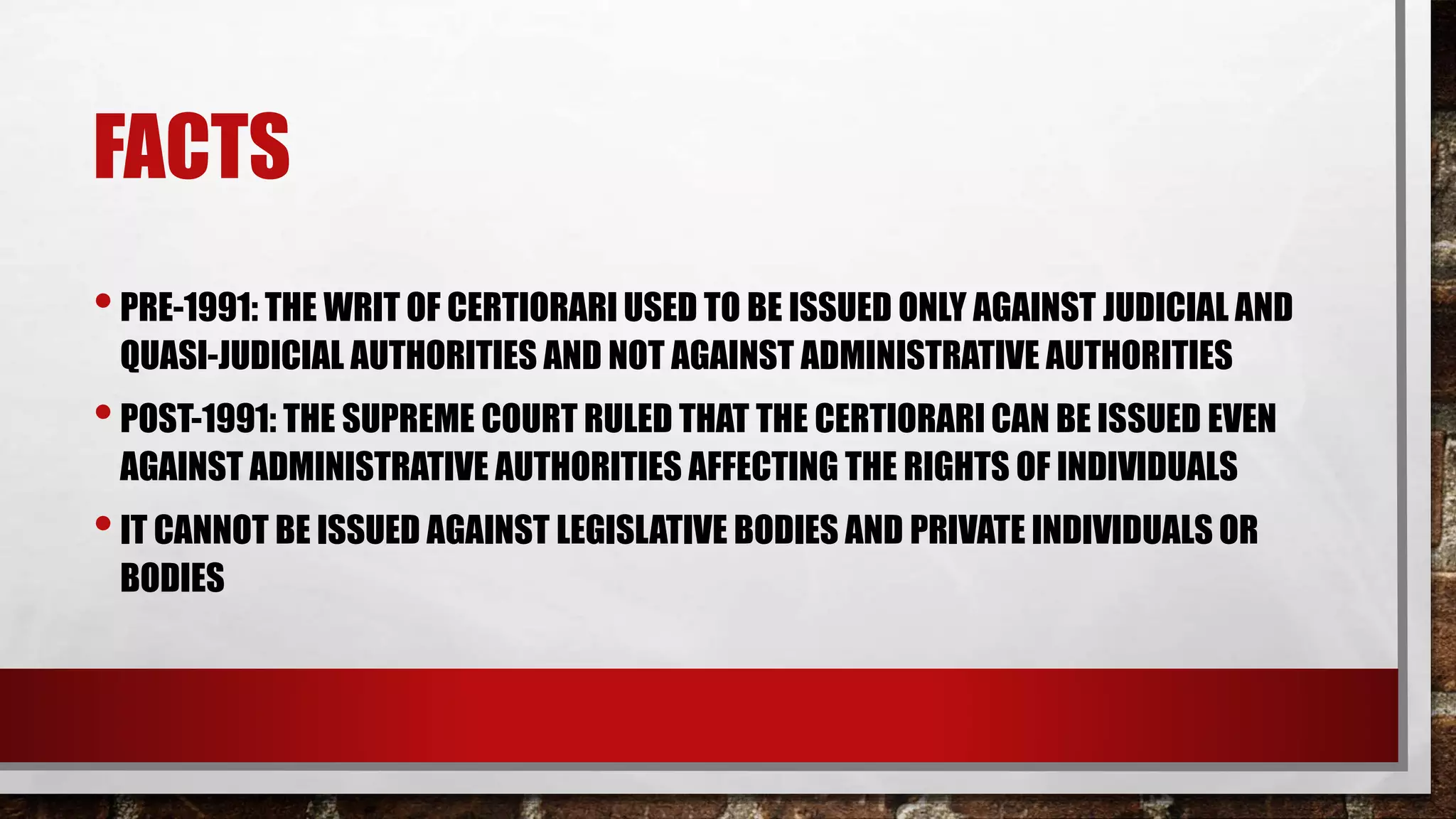 Ind jud part 4 types of writs | PPT