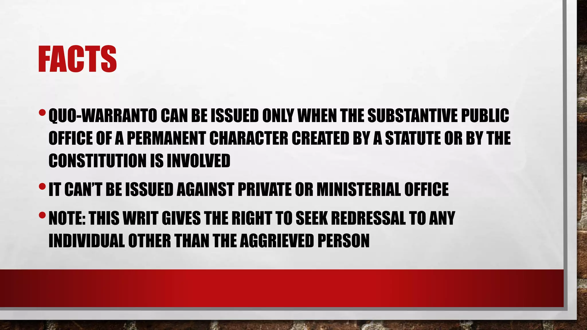 Ind jud part 4 types of writs | PPT