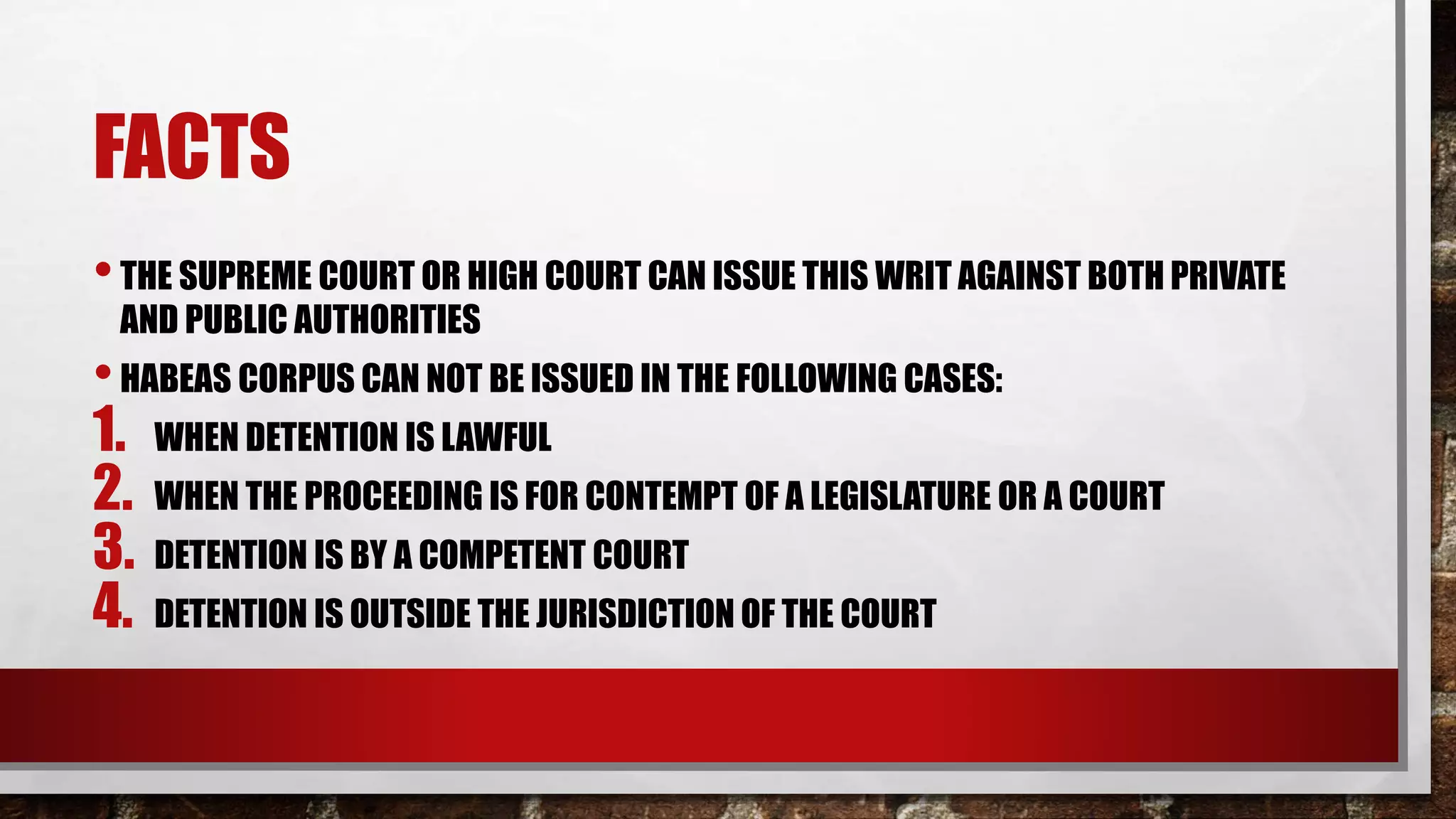 Ind jud part 4 types of writs | PPT