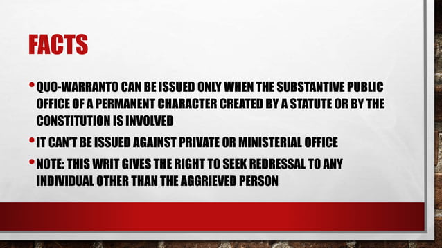 Ind jud part 4 types of writs | PPT