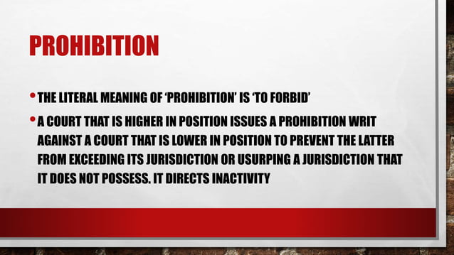 Ind jud part 4 types of writs | PPT