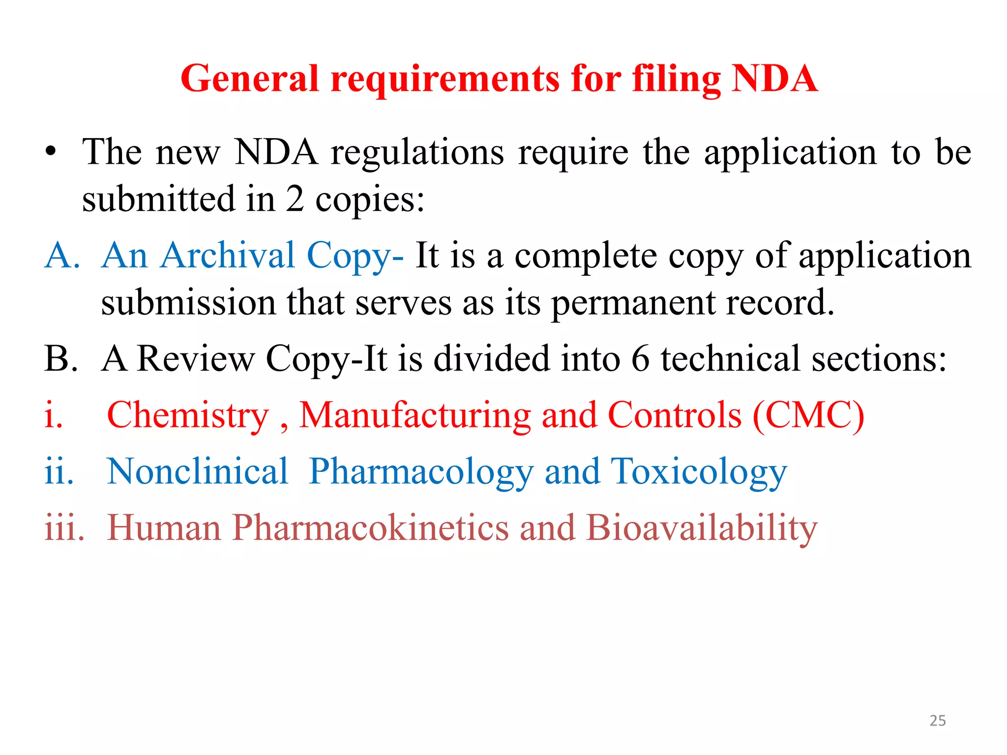 Global Subbmission of IND, NDA, ANDA | PPTX