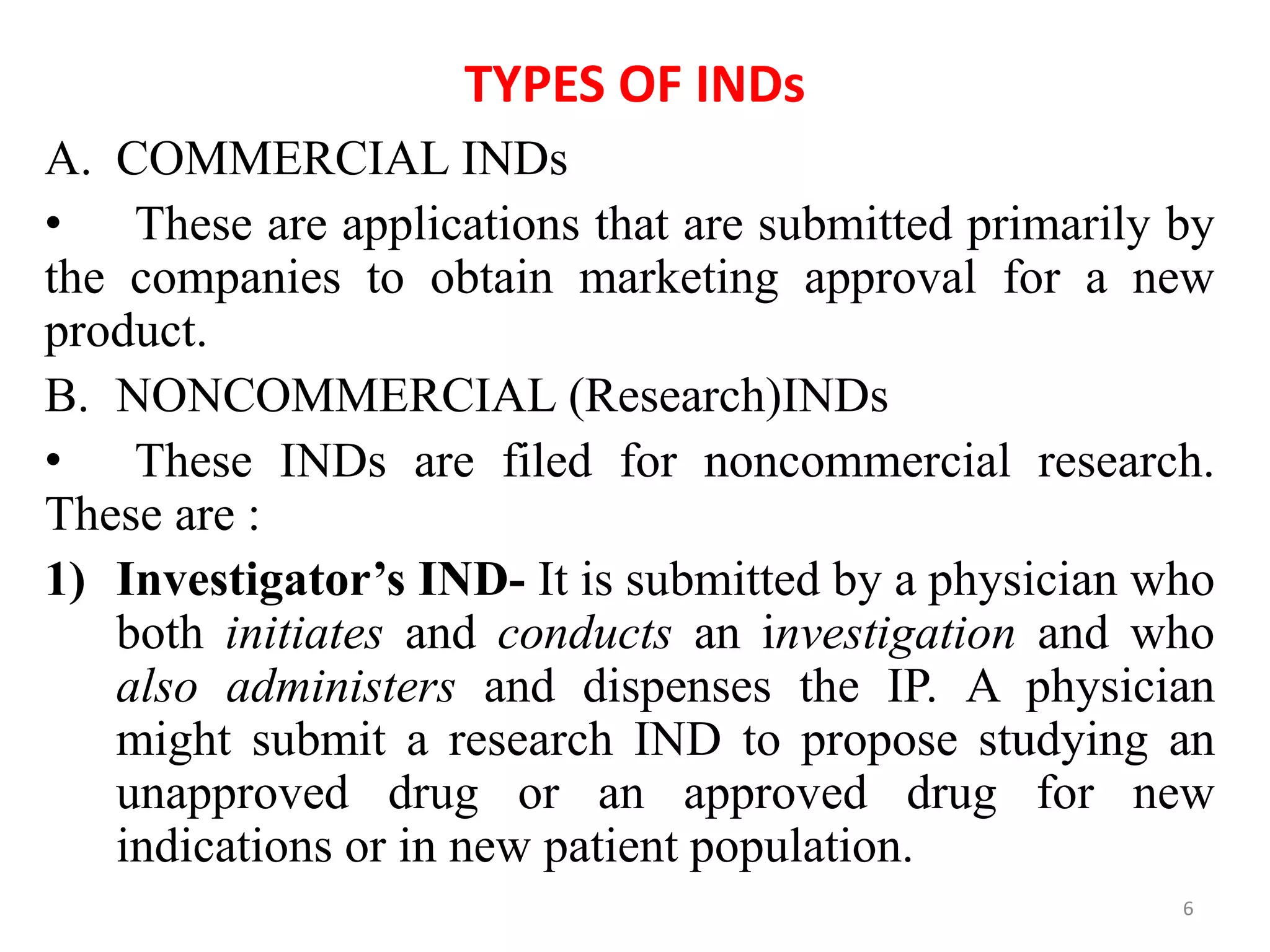 Global Subbmission of IND, NDA, ANDA | PPTX